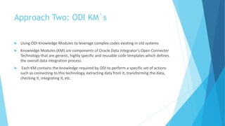 Datastage to ODI | PPTX | Databases | Computer Software and Applications