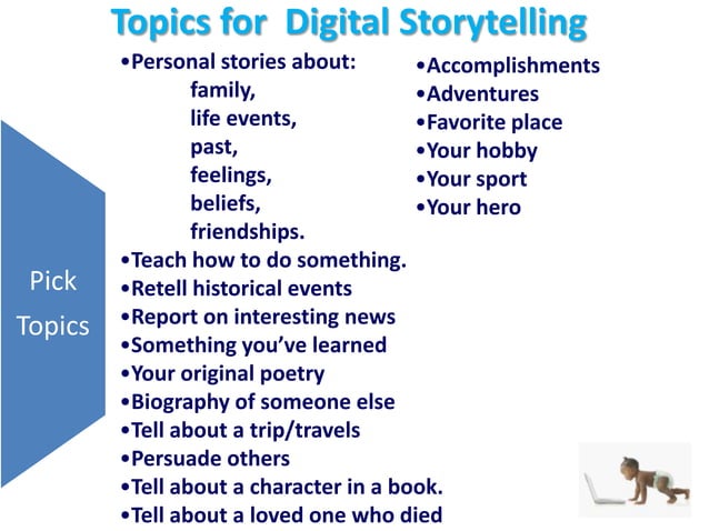 Intro to Digital Storytelling | PPTX | Screenwriting | Content Production