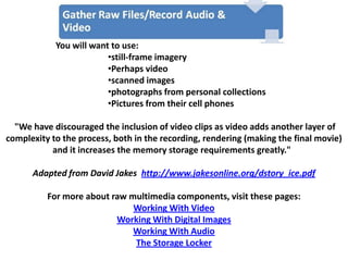 Intro to Digital Storytelling | PPTX