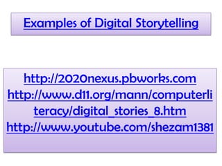Intro to Digital Storytelling | PPTX