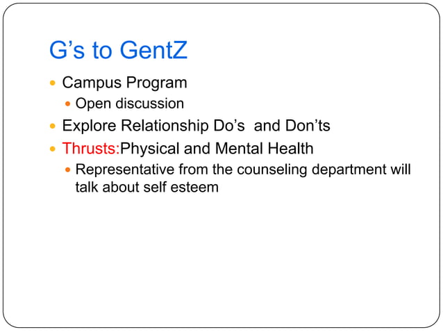 Draft DST programming ideas | PPTX