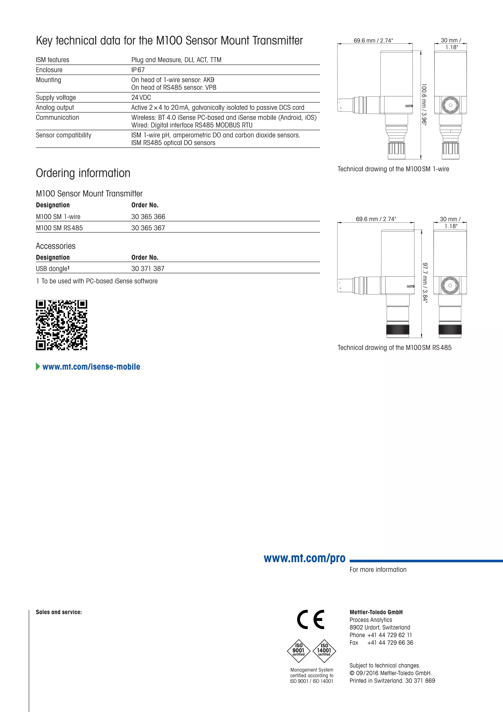 Sensor Mount Transmitters For Smart Sensors | PDF