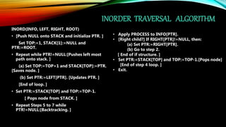 binary tree representation and traversal | PPT