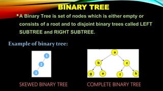 binary tree representation and traversal | PPT