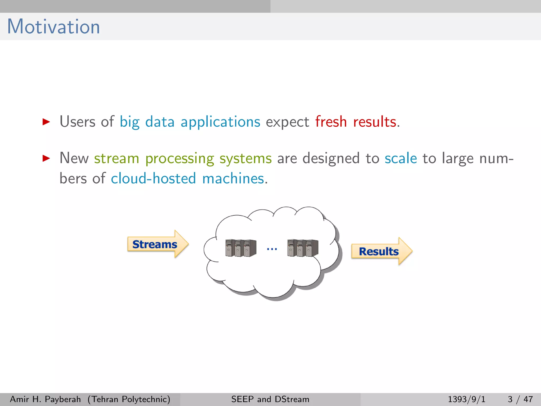 Spark Stream and SEEP | PDF