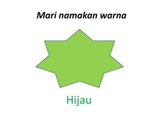 Dst tahun 1 kenali warna | PPTX