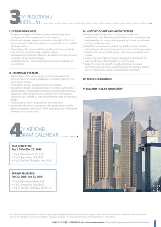 Architecture Study abroad_program UEM | PDF