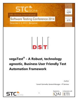 DST Vega test Tool | PDF