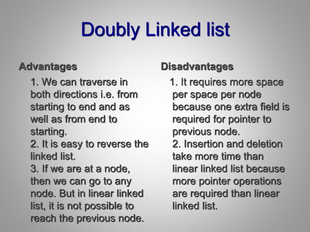Doubly Linked List | PPTX | Programming Languages | Computing