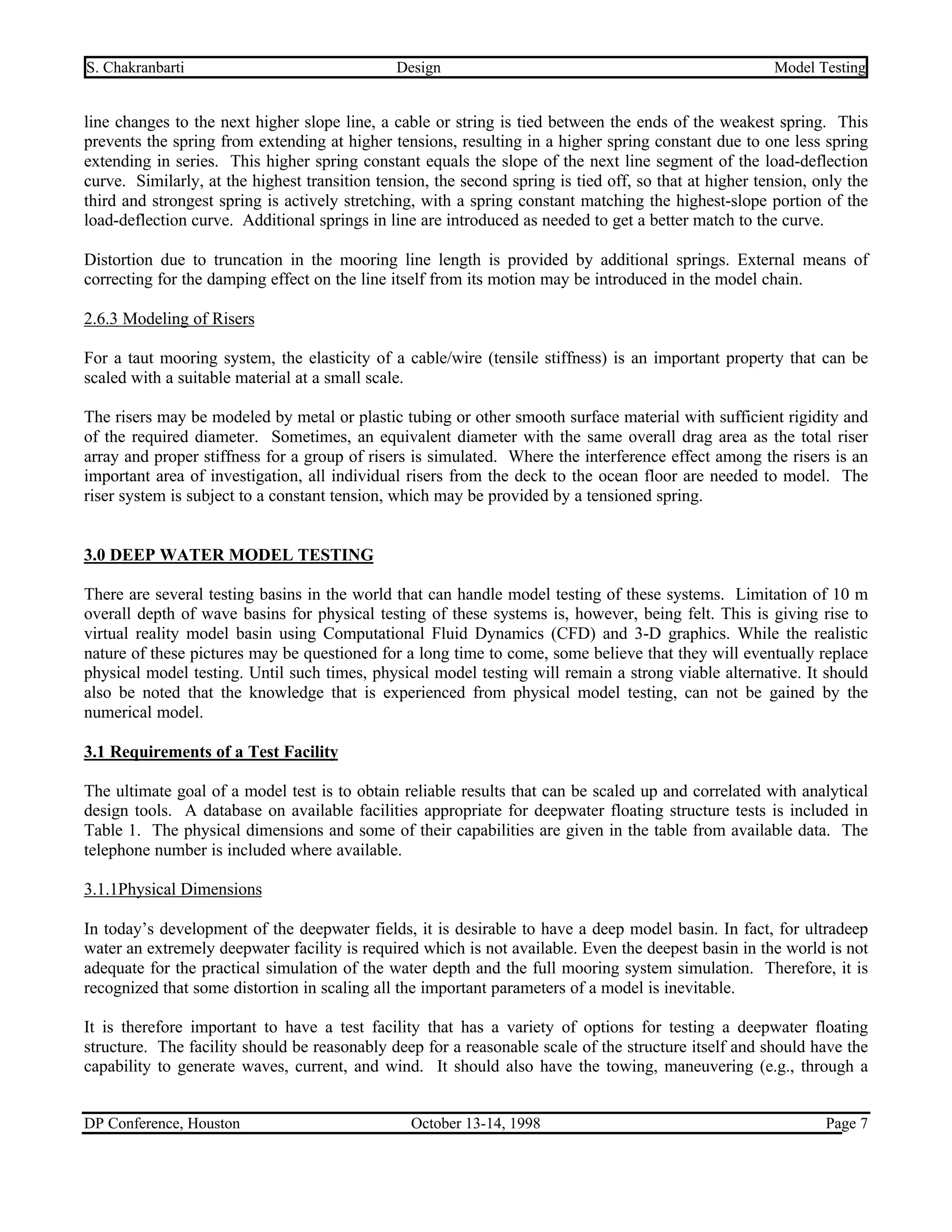 Physical Model Testing Of Floating Offshore Structures Pdf