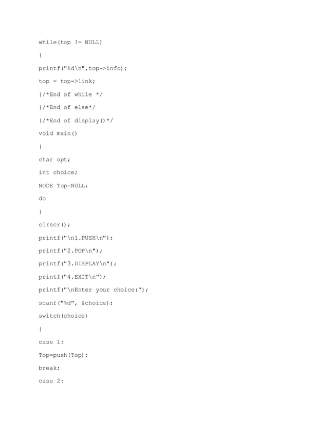 Data Structures Using C Practical File Pdf