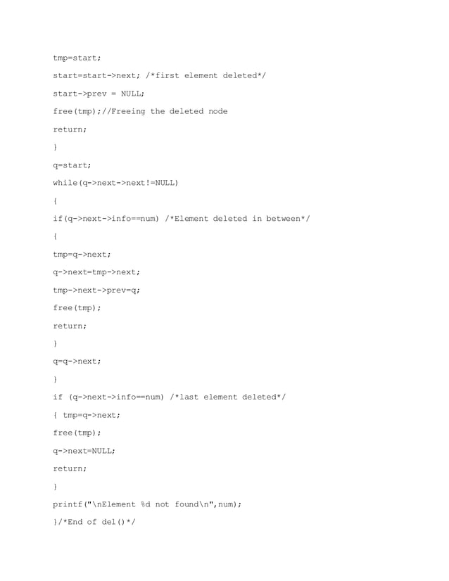 Data Structures Using C Practical File | DOCX | Programming Languages ...
