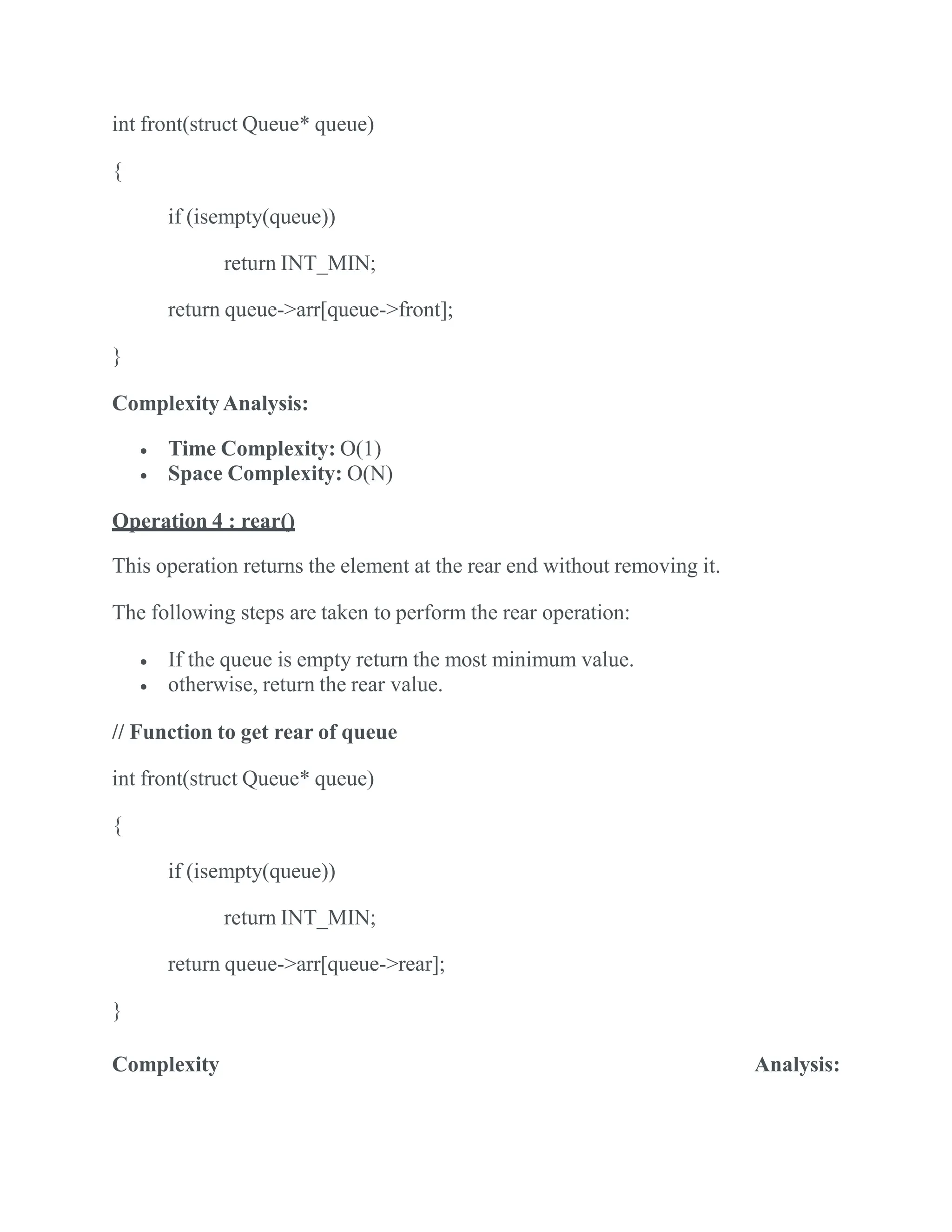 Stack and its operations, Queue and its operations | PDF Stack and its operations, Queue and its operations | PDF
