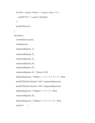 Stack and its operations, Queue and its operations | PDF | Free Download