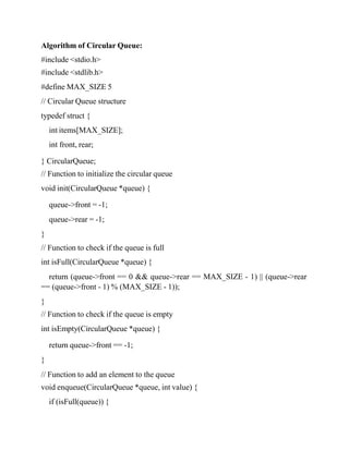 Stack and its operations, Queue and its operations | PDF | Free Download