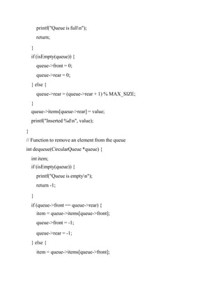 Stack and its operations, Queue and its operations | PDF | Free Download