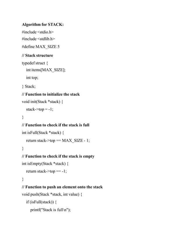 Stack and its operations, Queue and its operations | PDF | Free Download
