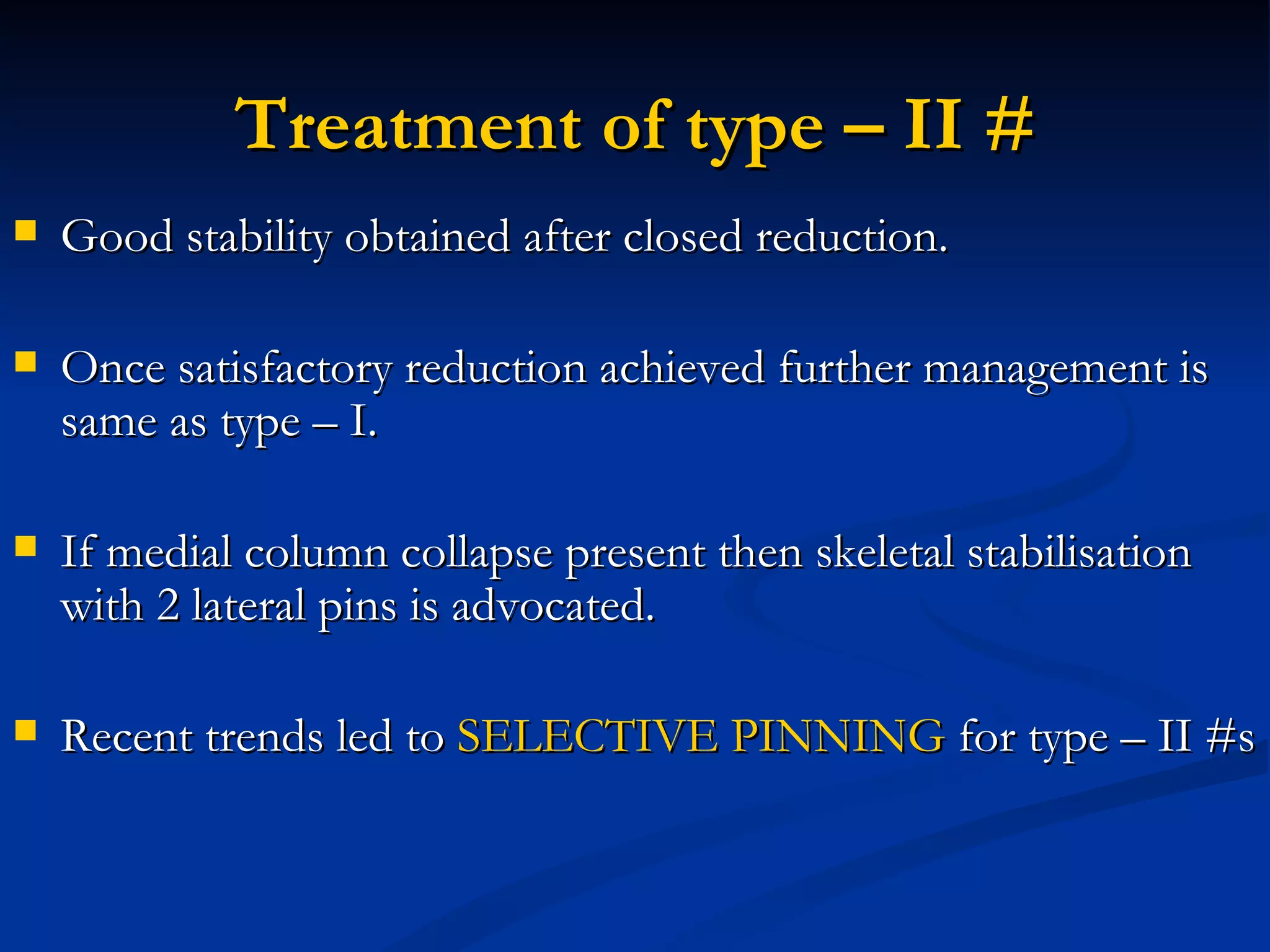 D) supracondylar fracture | PPT
