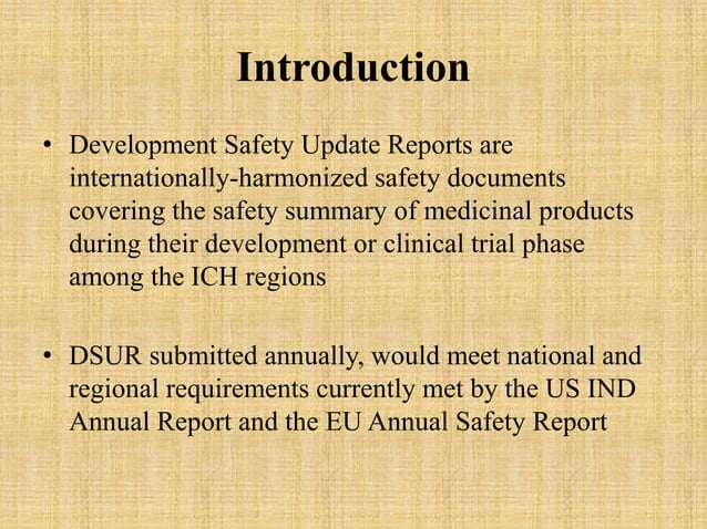 Dsur presentation1 | PPTX | Pharmaceutical Industry | Industries