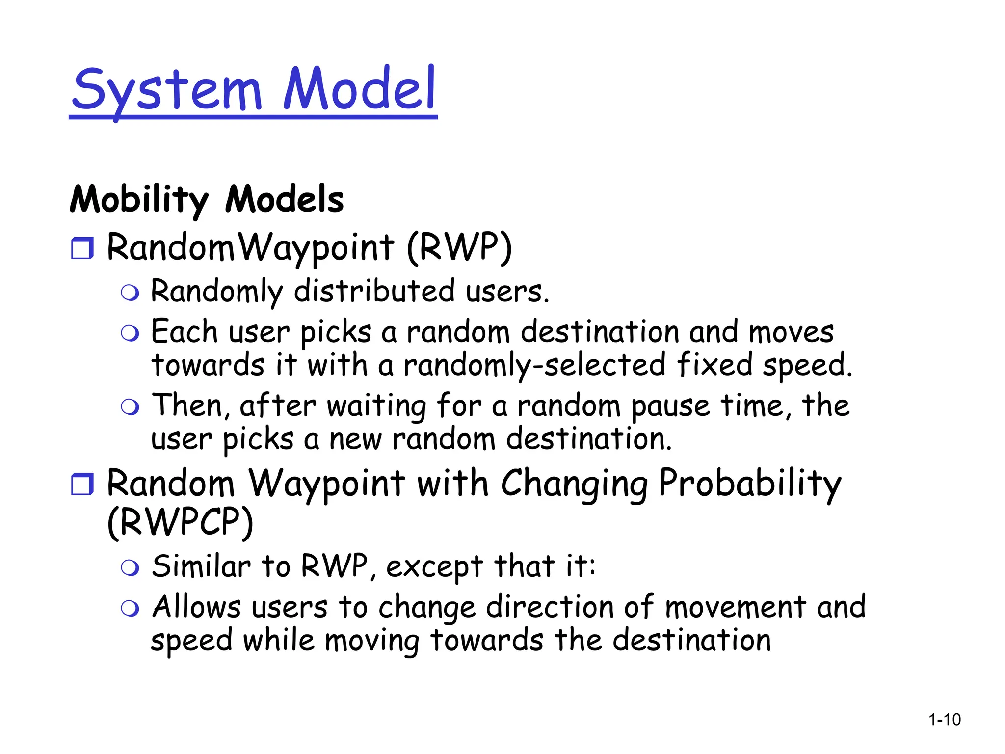 A Direction Based Vertical Handoff Scheme Ppt 