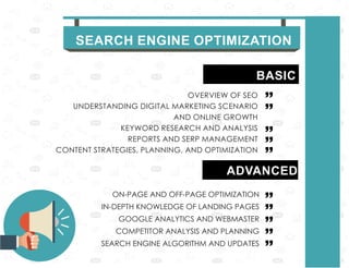 Digital marketing Professional modules | PPT