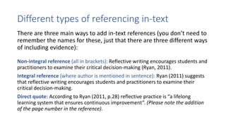 Week 2: Referencing | PPTX