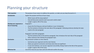 Week 5: Structure in writing | PPT