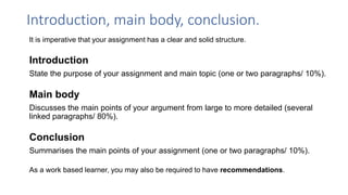 Week 5: Structure in writing | PPT