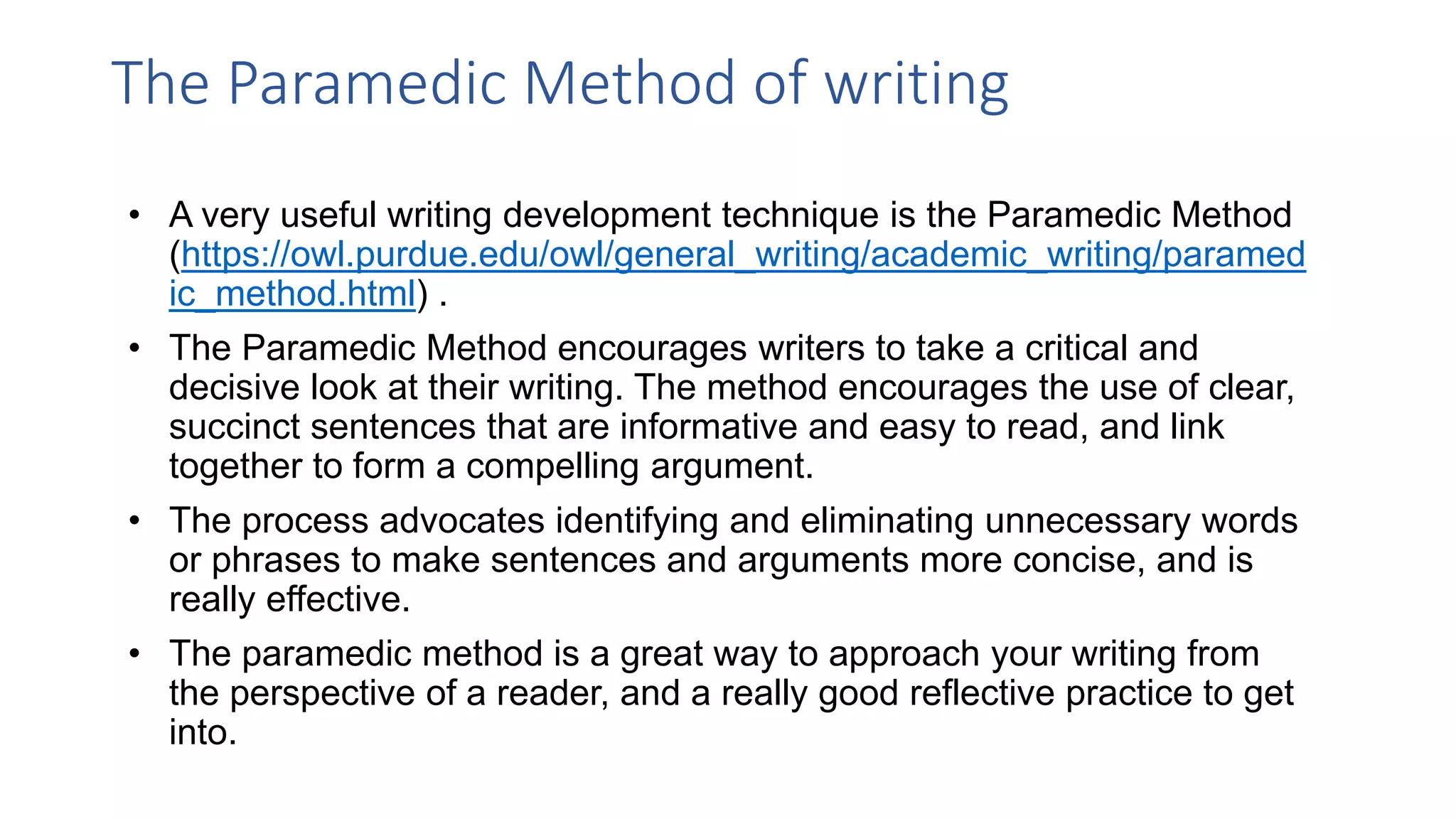 Week 6: Academic writing conventions | PPTX