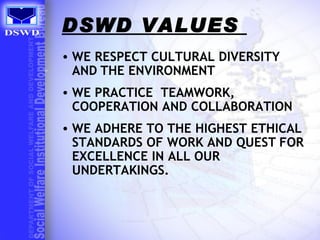 D S W D Orientation | PPT