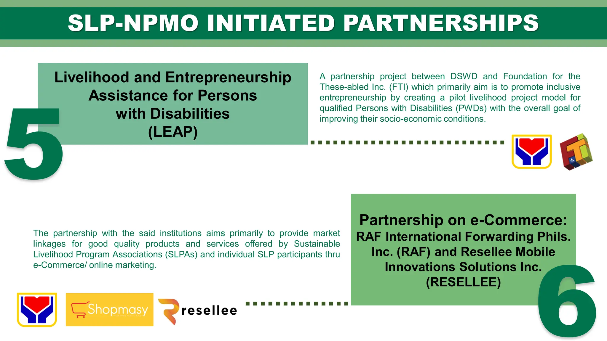 DSWD-SLP-presentation.pdf A SUSTAINABLE LIVELIHOOD PROGRAM | PDF
