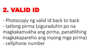DSWD AICS Payout Powerpoint for benefactors | PPTX