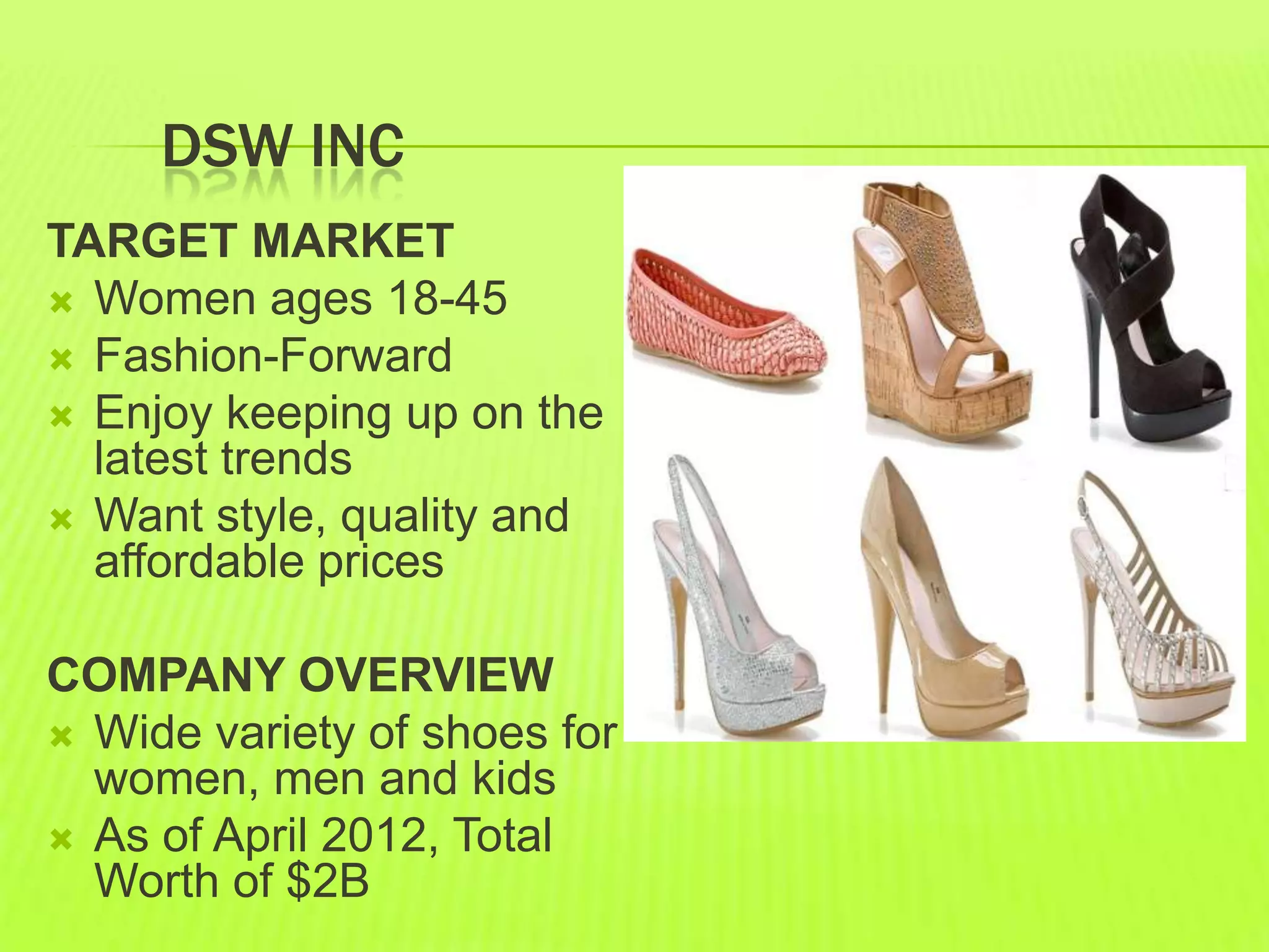 DSW final presentation | PPTX
