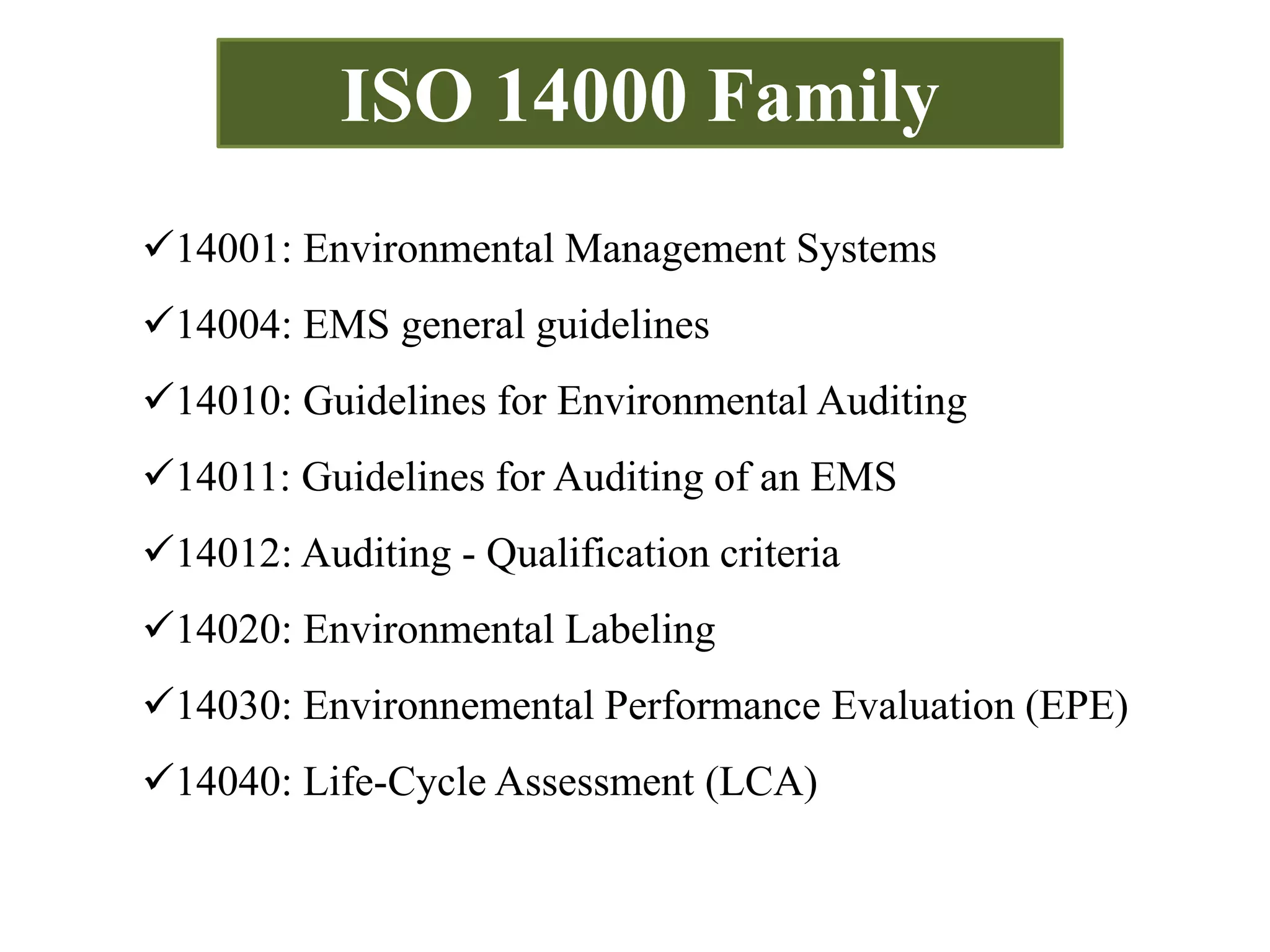 ISO 14001 Environmental management system | PPTX