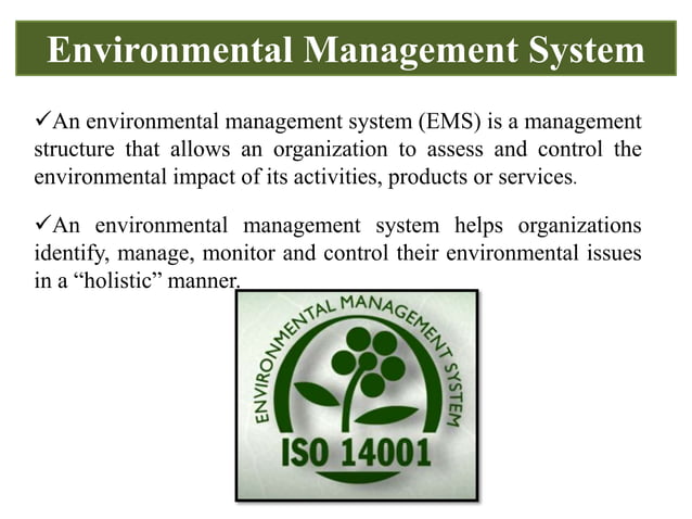ISO 14001 Environmental management system | PPTX