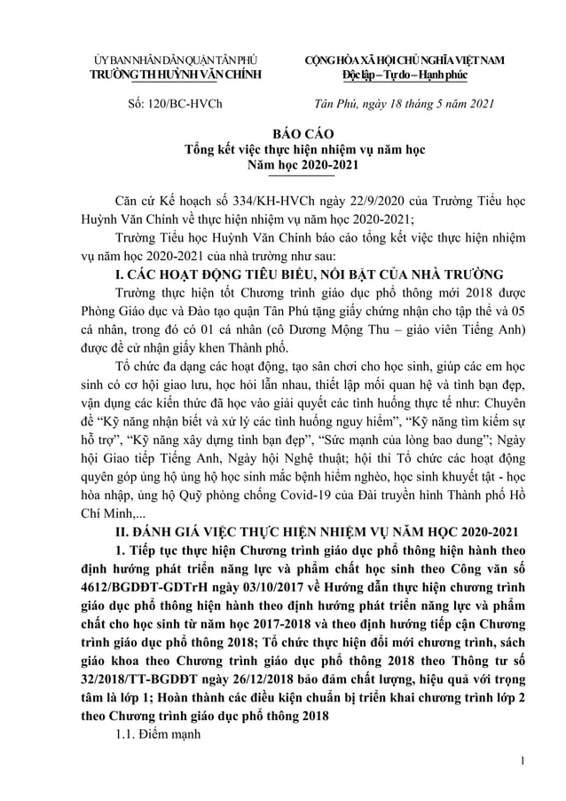 Dt bc tong ket nh 2021-hv ch-chinih thuc | PDF