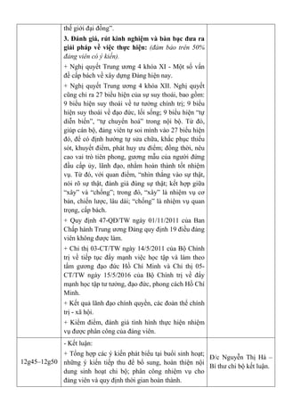 Ctrinh sinh hoat T5-2020 | PDF