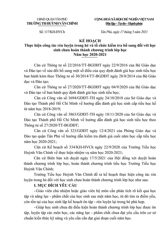 Dt kh ktra bo sung-2021-hv ch | PDF
