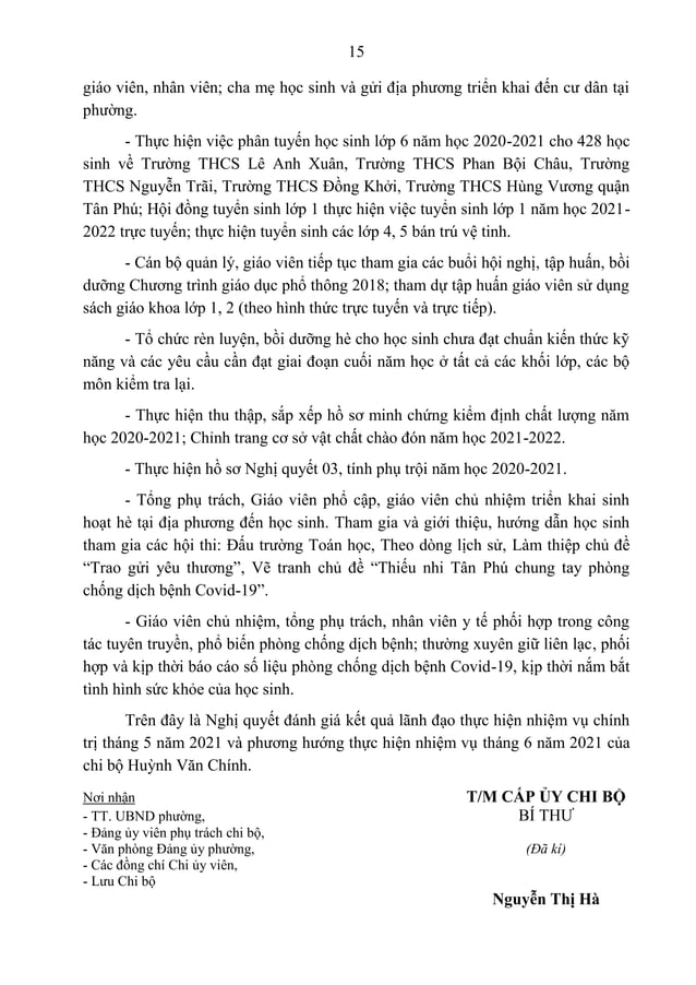 Dt nq nhiem vu t6-21 | PDF