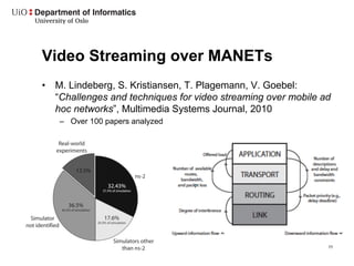 Delay Tolerant Streaming Services, Thomas Plagemann, UiO | PDF | Computer Networking | Computing