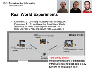 Delay Tolerant Streaming Services, Thomas Plagemann, UiO | PDF | Computer Networking | Computing