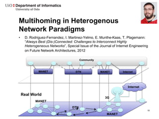 Delay Tolerant Streaming Services, Thomas Plagemann, UiO | PDF | Computer Networking | Computing
