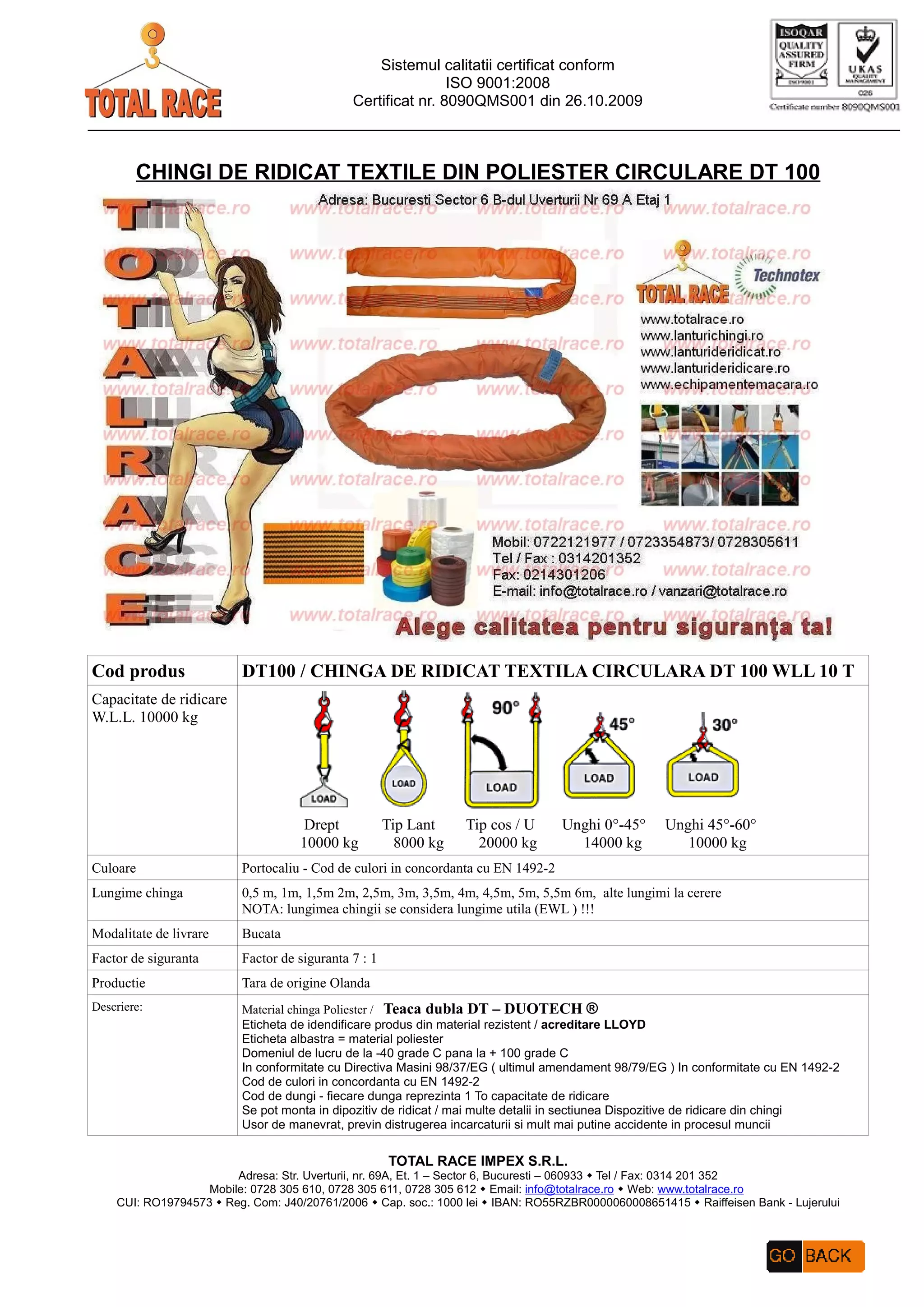 Dt 100 Chingi Circulare | PDF