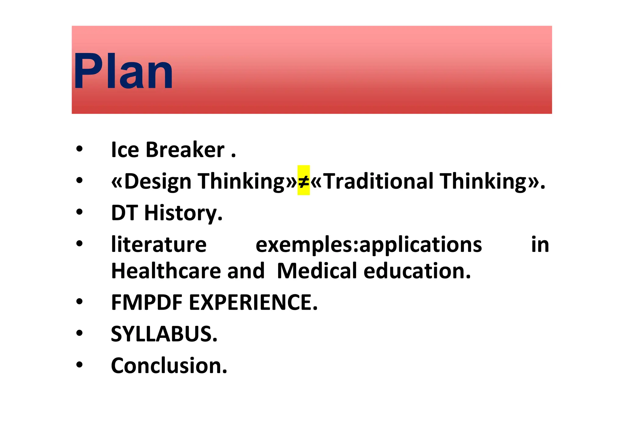 DESIGN THINKING FIRST COURSE IN 1st YEAR MEDICAL STUIDES | PDF