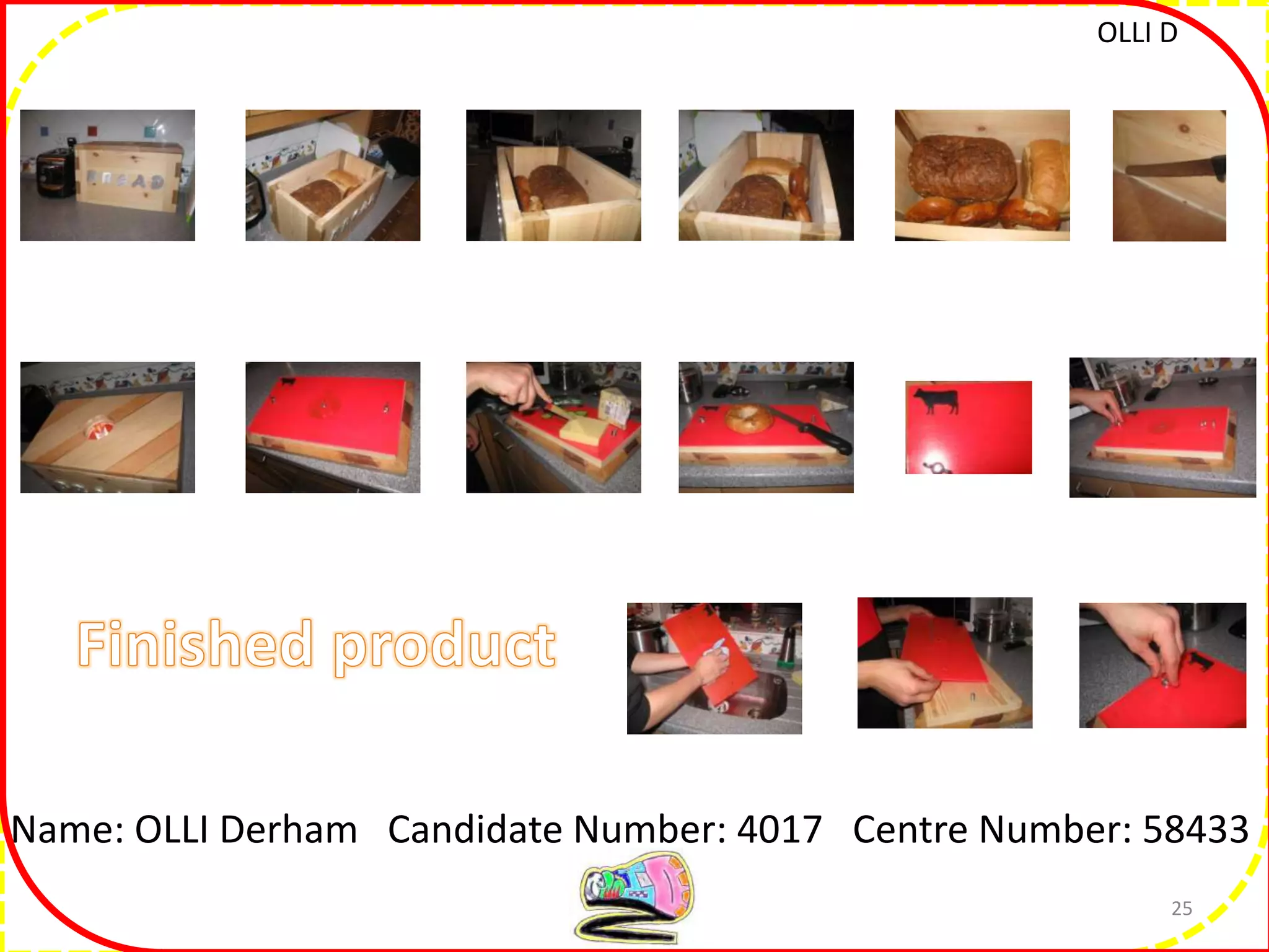 GCSE Design and Technology Project, Resistant Materials- Breadbin | PPTX