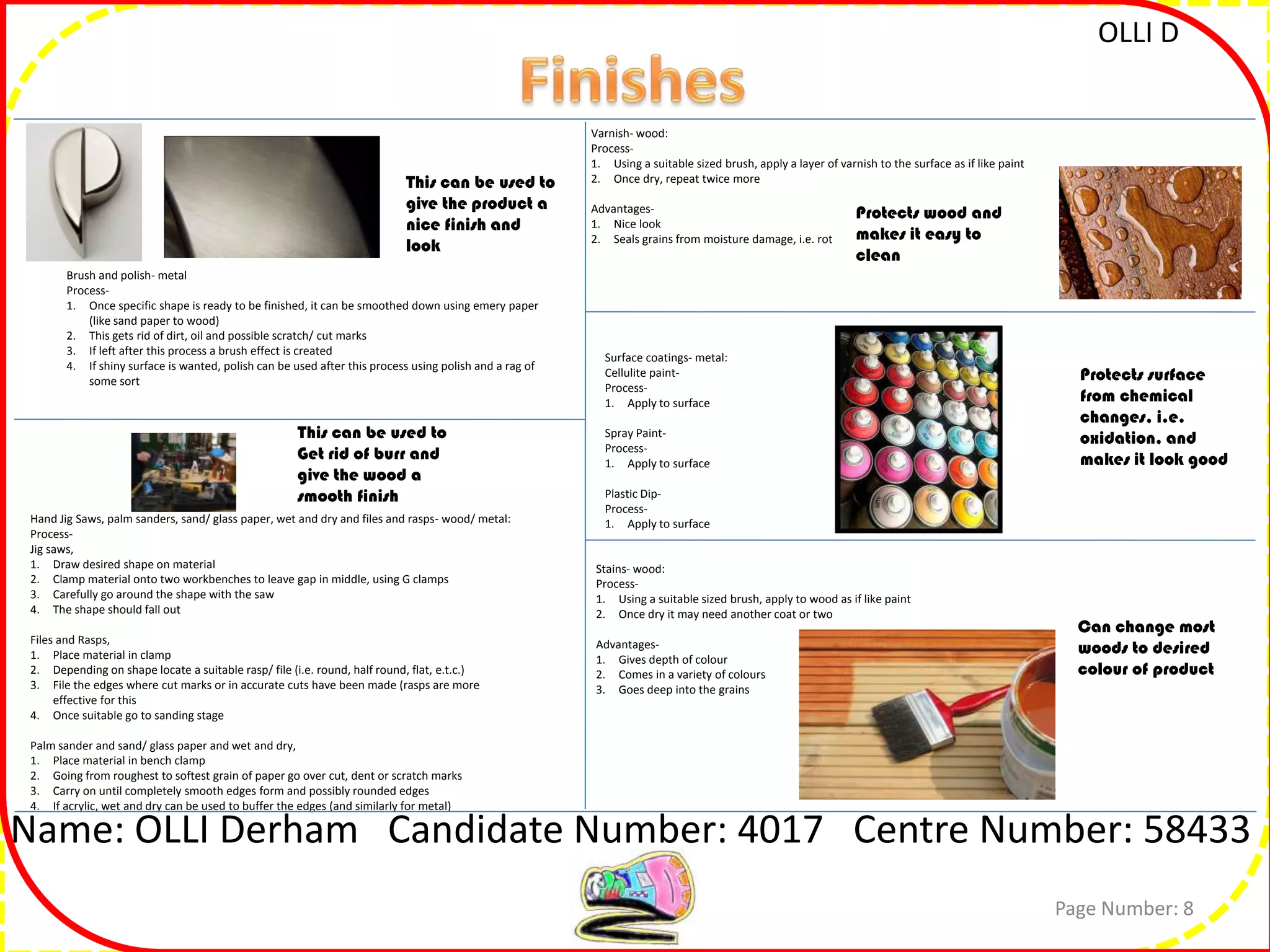 GCSE Design and Technology Project, Resistant Materials- Breadbin | PPTX