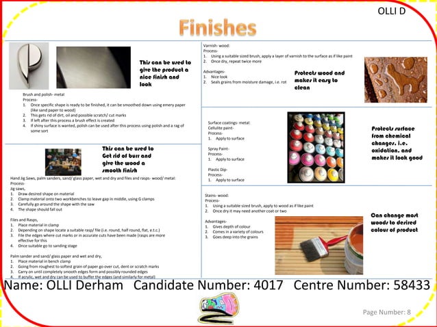 GCSE Design and Technology Project, Resistant Materials- Breadbin | PPTX