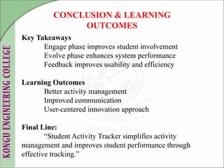 Comprehensive Student Activity Tracker Development Using Design ...