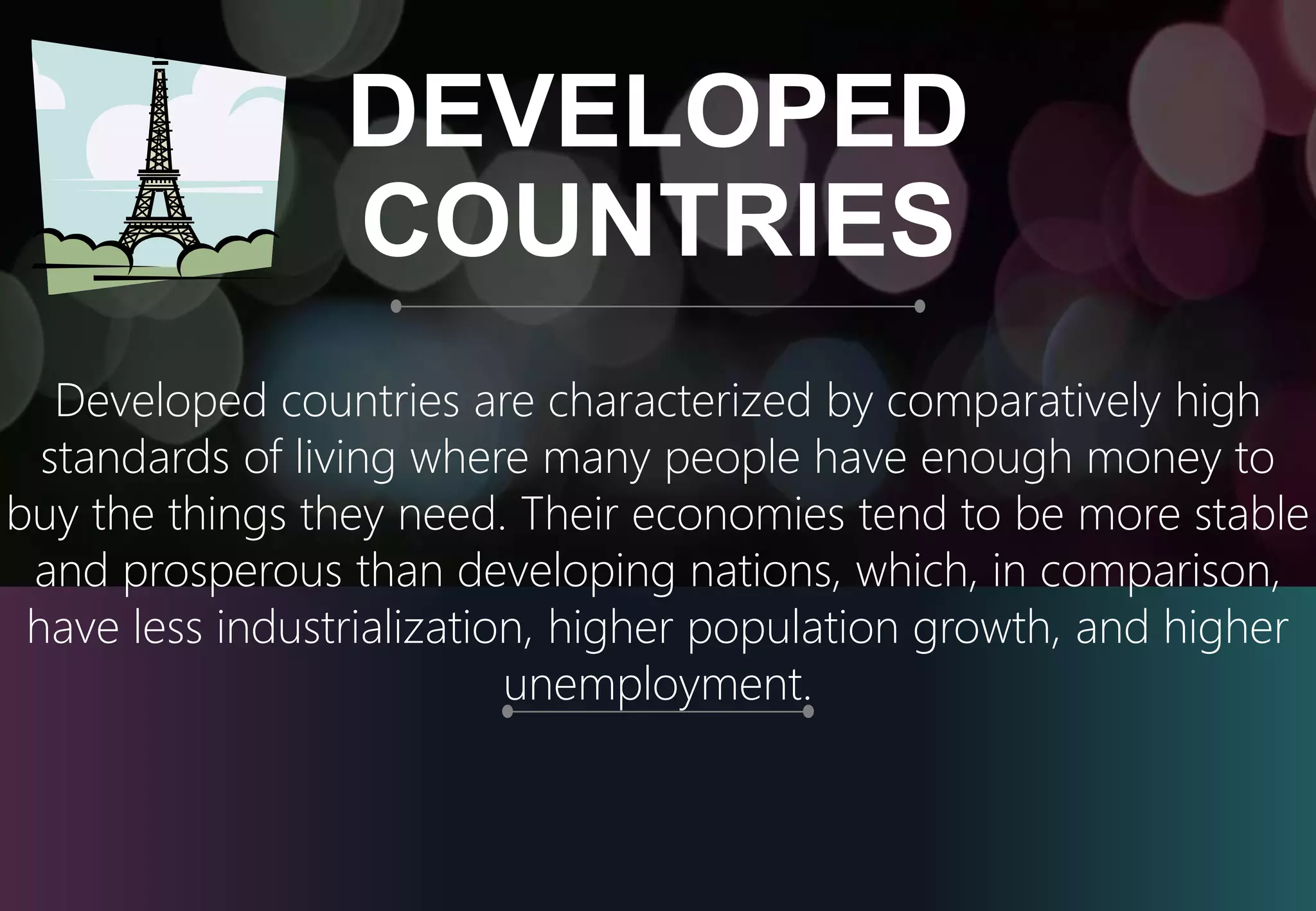 How countries become developed | PPTX