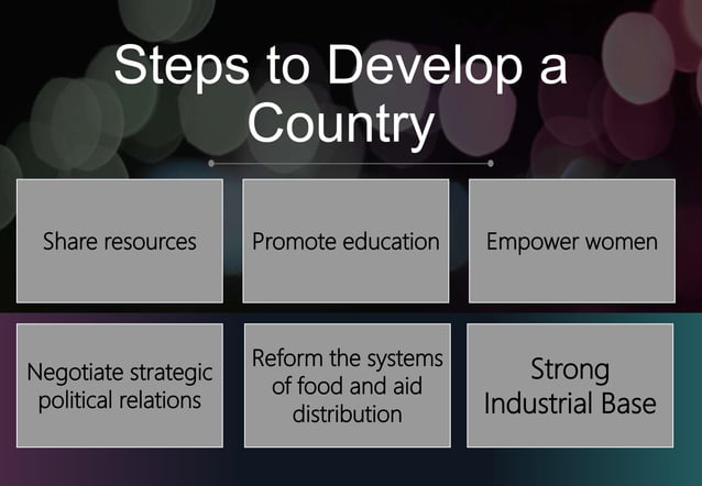 How countries become developed | PPT